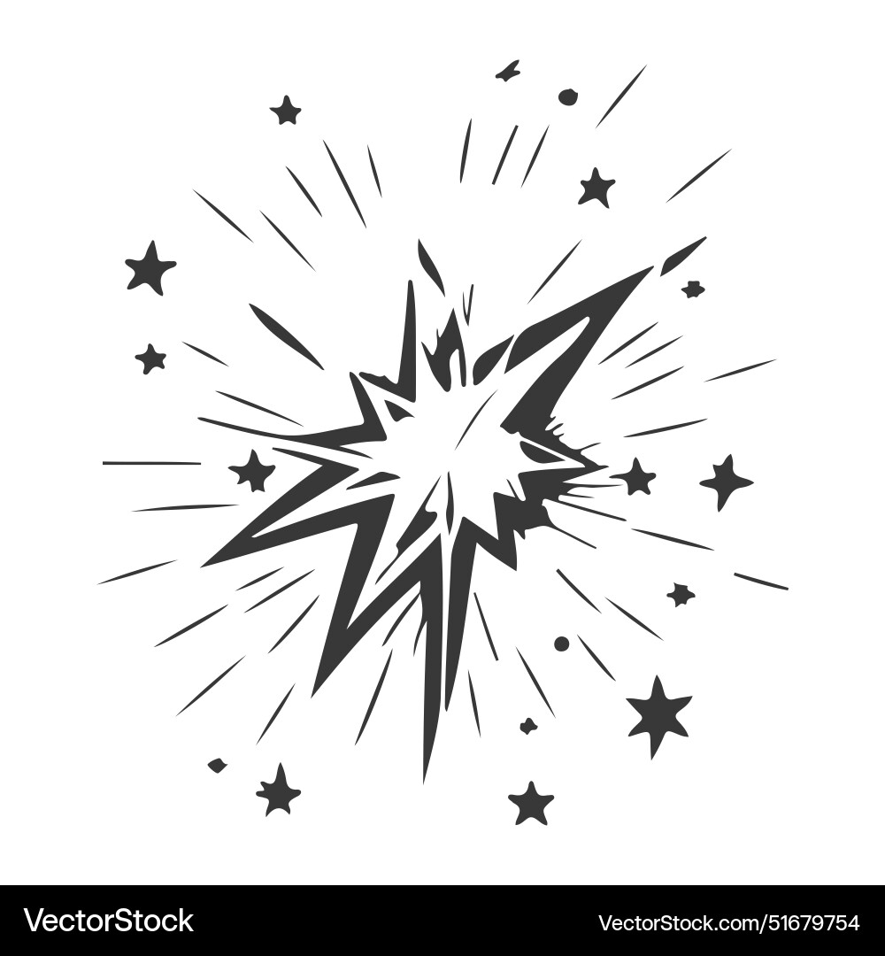 Star abstract cosmos space grey Royalty Free Vector Image