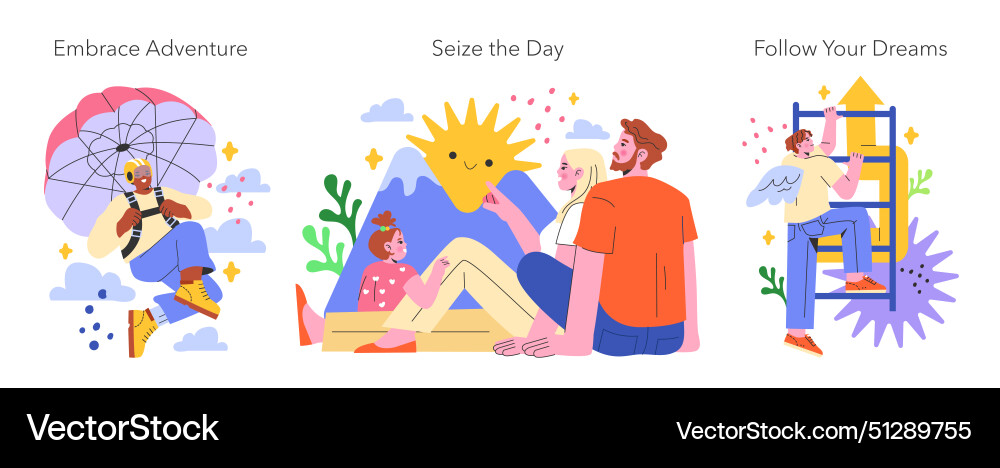 Yolo concept flat Royalty Free Vector Image - VectorStock