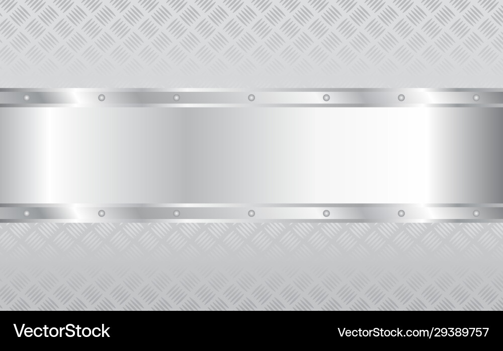 Metal textured sheet background Royalty Free Vector Image