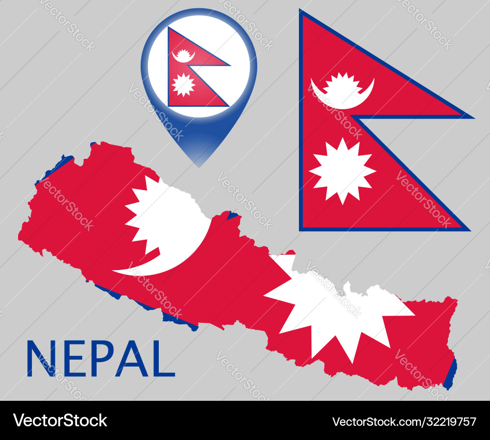 Nepal Royalty Free Vector Image - VectorStock