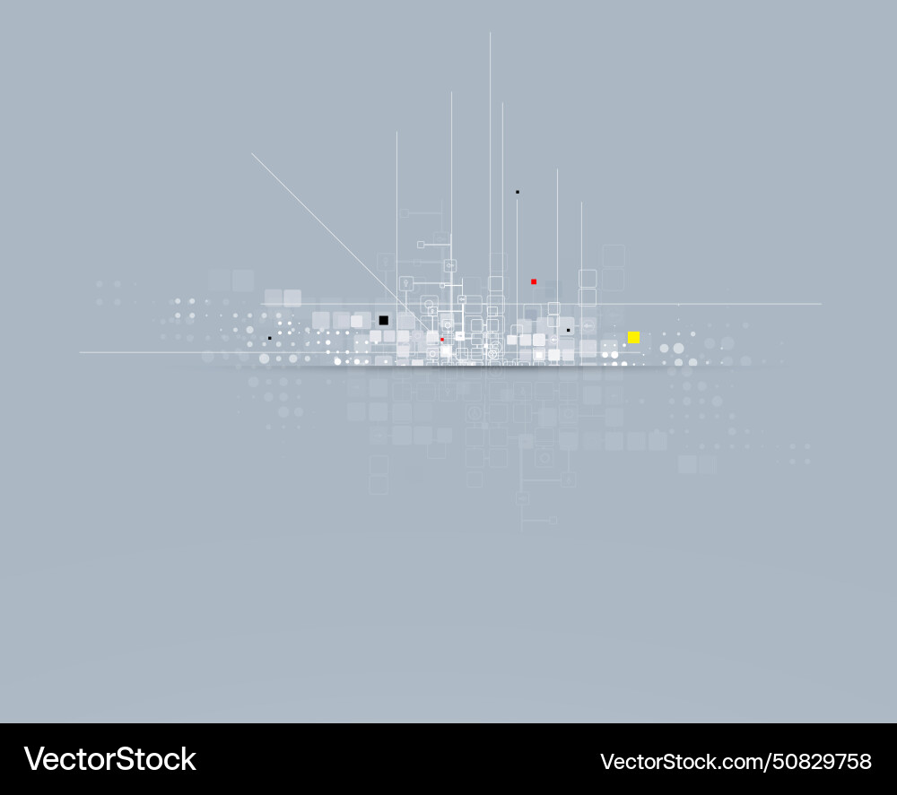 Science futuristic internet computer technology Vector Image