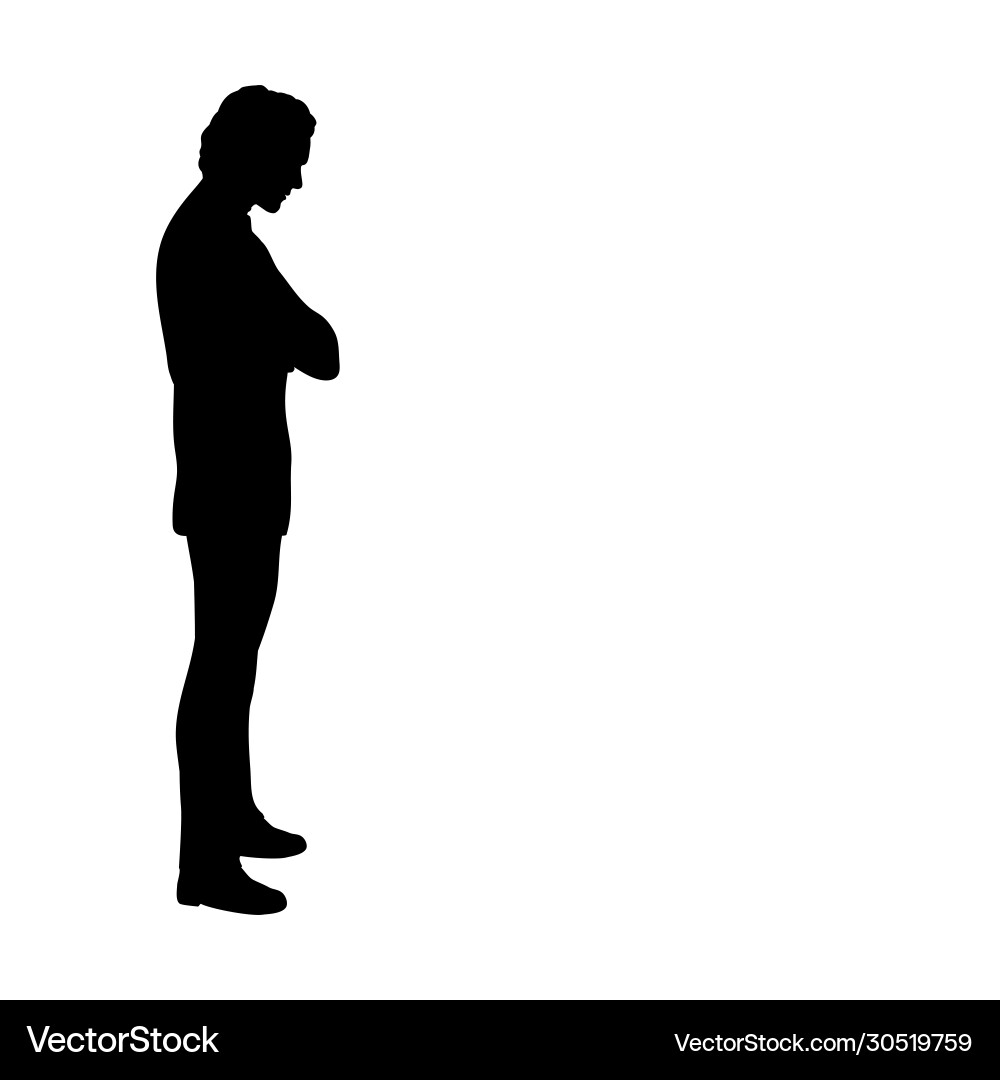 Standing Man Silhouette
