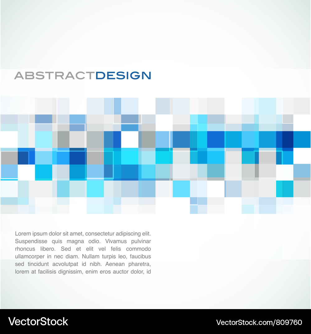 Modern Blue Abstract Background Royalty Free Vector Image