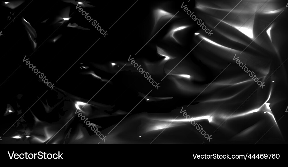 Plastic wrapper texture overlay stretch wrap Vector Image