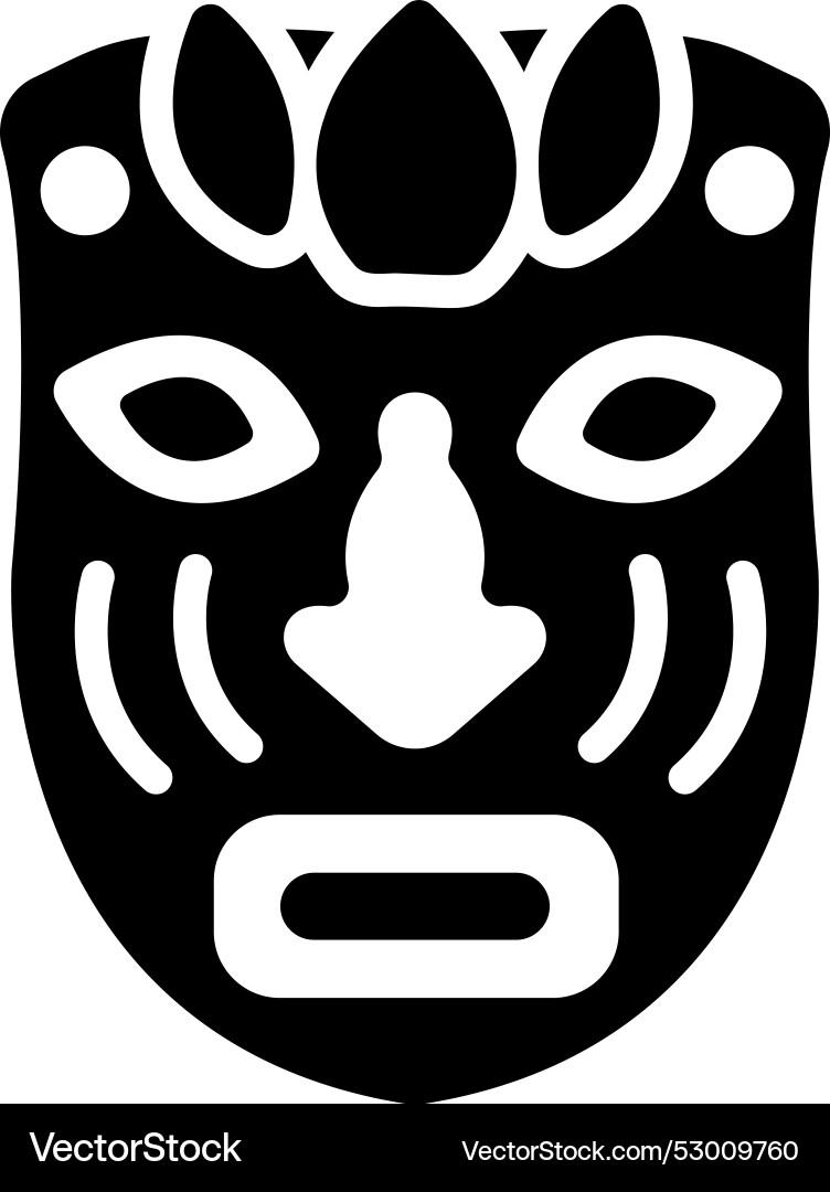 Polynesian idol Royalty Free Vector Image - VectorStock