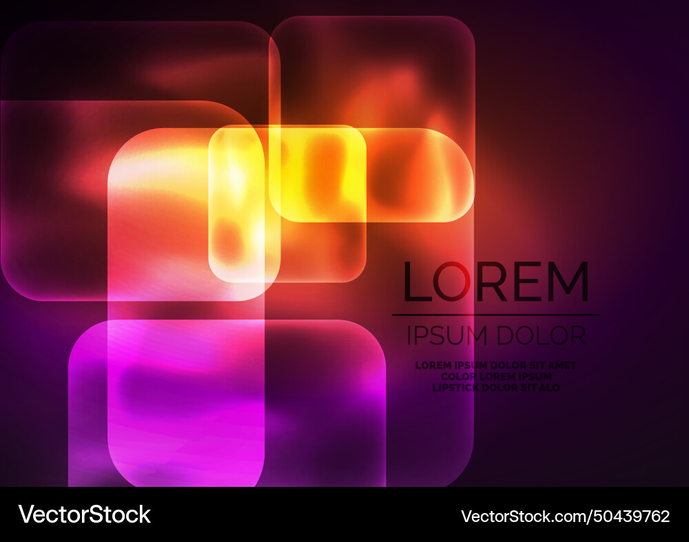 Trendy square blurred color abstract background Vector Image