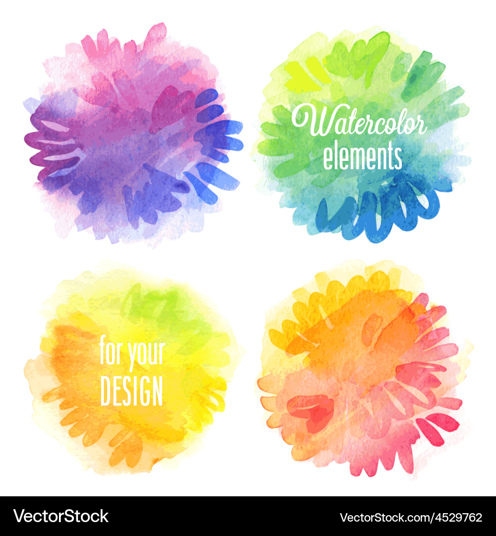 Watercolor Royalty Free Vector Image - VectorStock