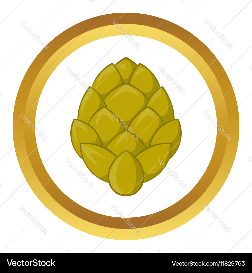 Hop Konus-Symbol Lizenzfreies Vektorbild - VectorStock