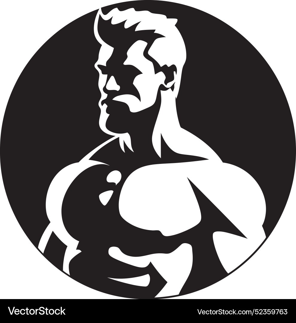 Science behind muscle hypertrophy Royalty Free Vector Image