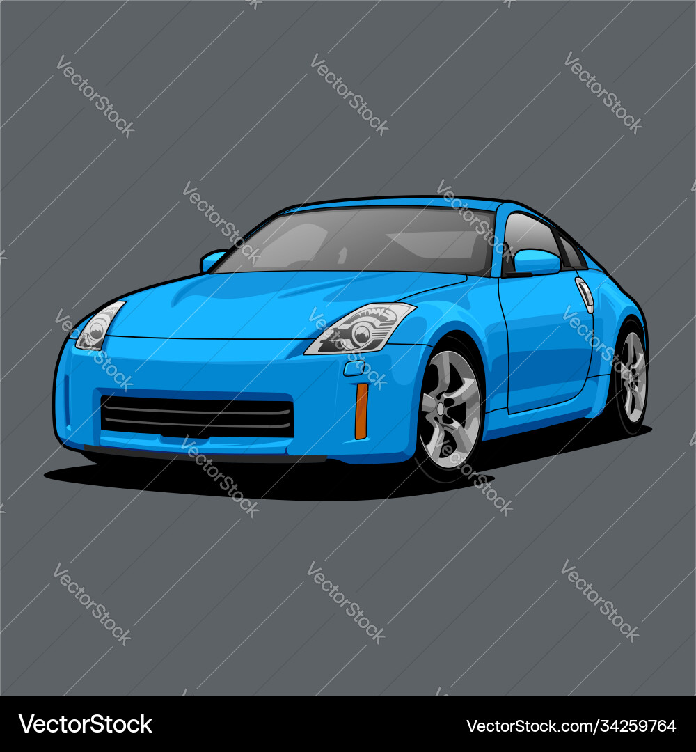 Car color 3 Royalty Free Vector Image - VectorStock