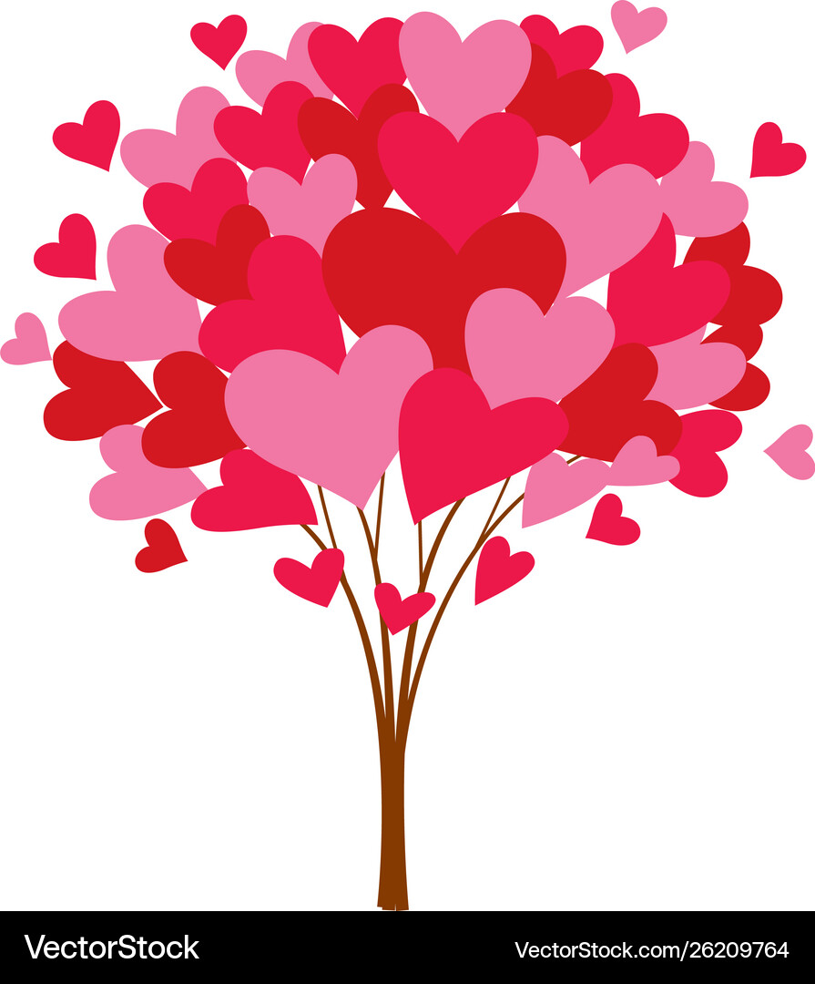Love Heart Tree Clipart