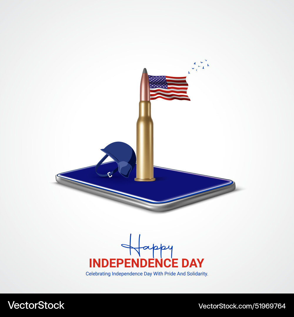 United states independence day Royalty Free Vector Image