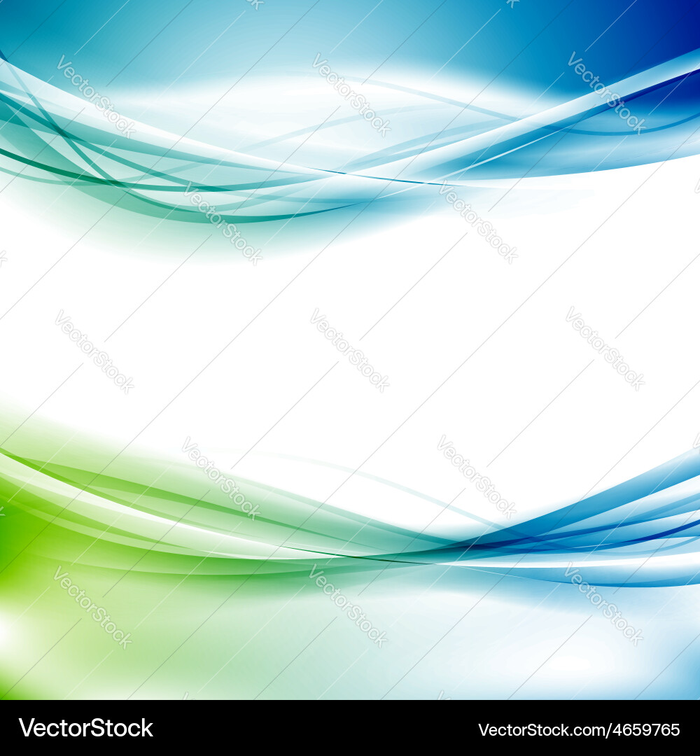 Bright abstract border swoosh layout Royalty Free Vector