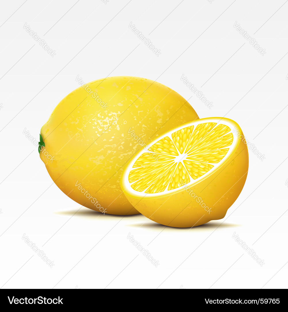 Lemons Royalty Free Vector Image - VectorStock