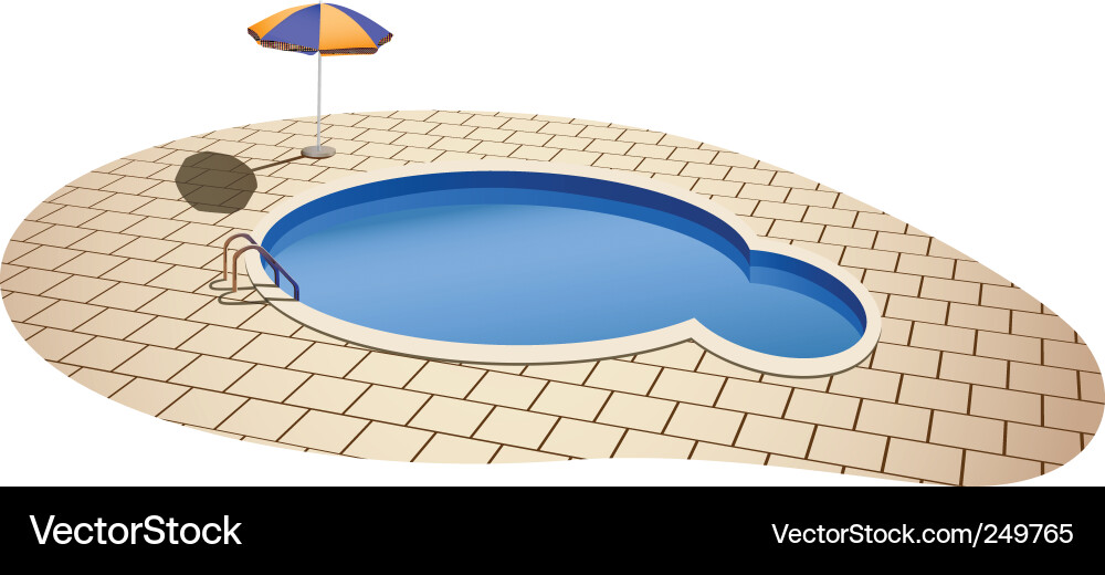 Swimming pool Royalty Free Vector Image - VectorStock
