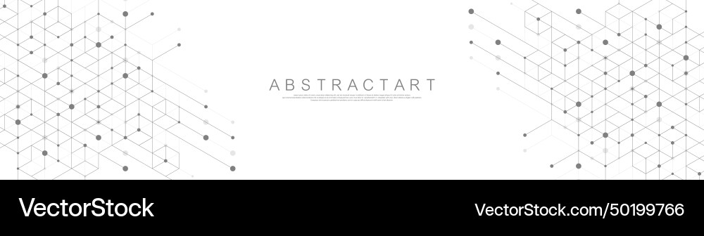 Modern technology with square Royalty Free Vector Image