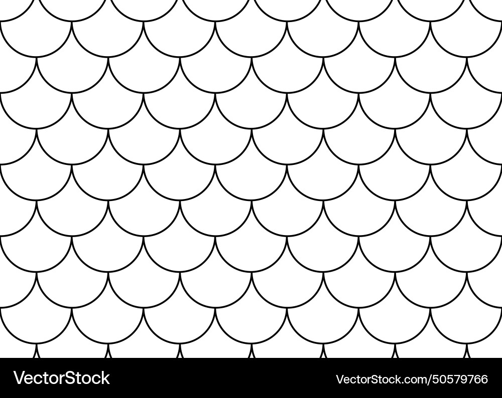 Seamless pattern of fish scales Royalty Free Vector Image