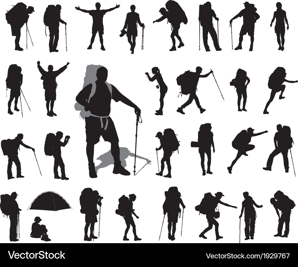 Hiking Person Icon Vector Images (over 6,100)