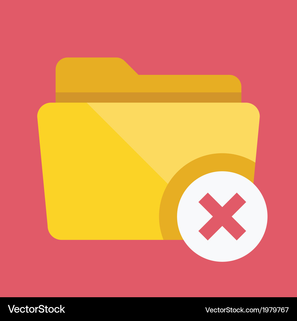 Close folder icon Royalty Free Vector Image - VectorStock