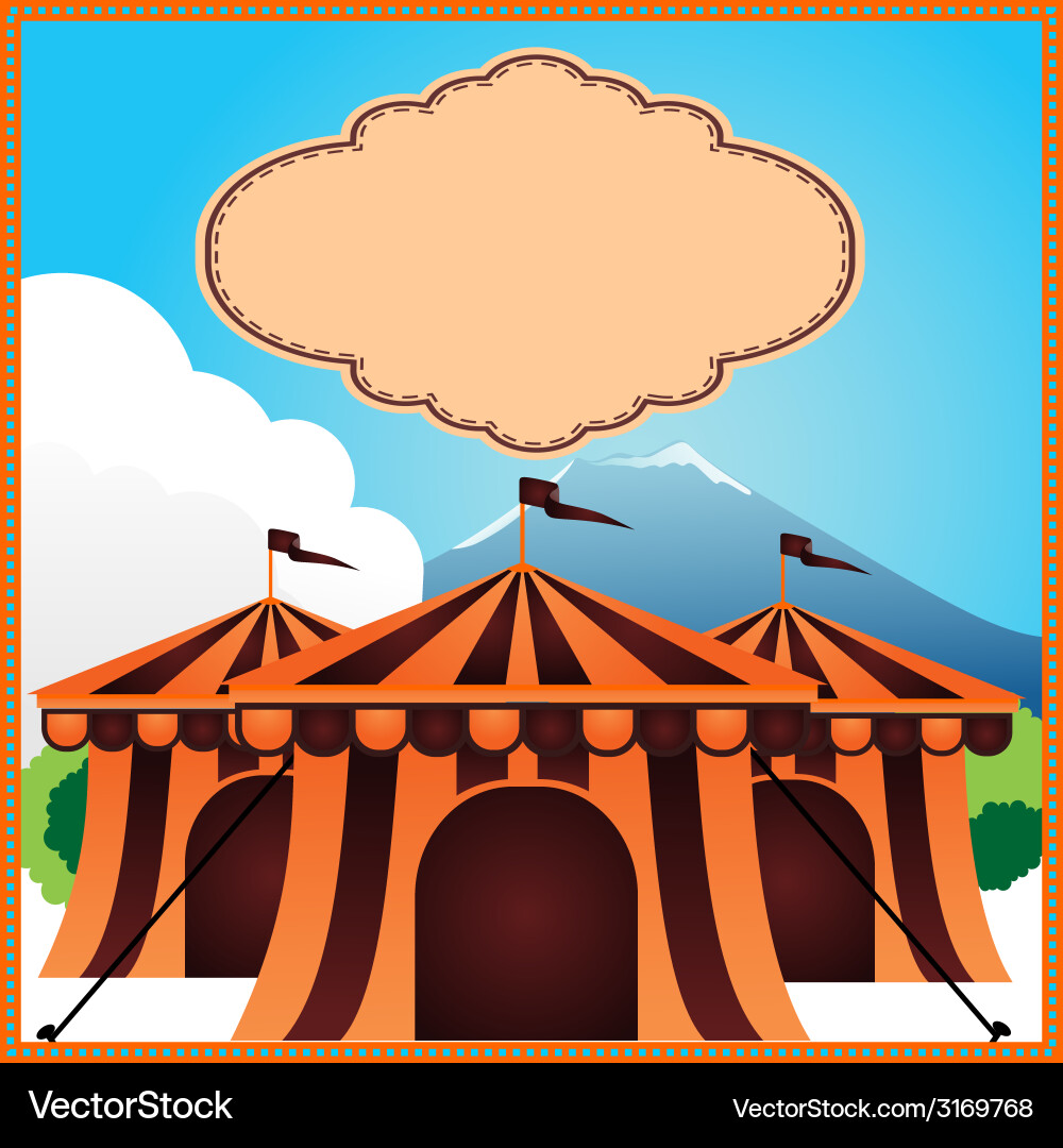 Circus background Royalty Free Vector Image - VectorStock