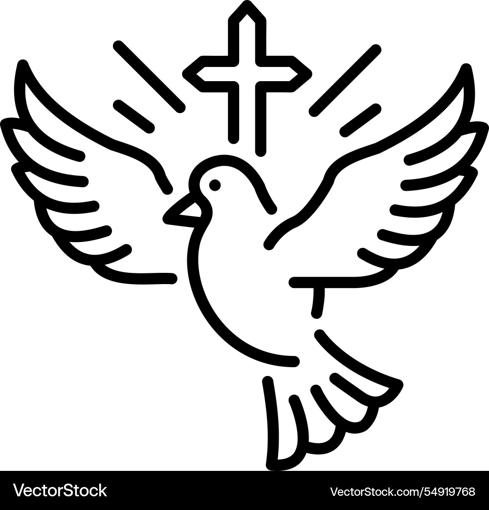 Holy spirit Royalty Free Vector Image - VectorStock