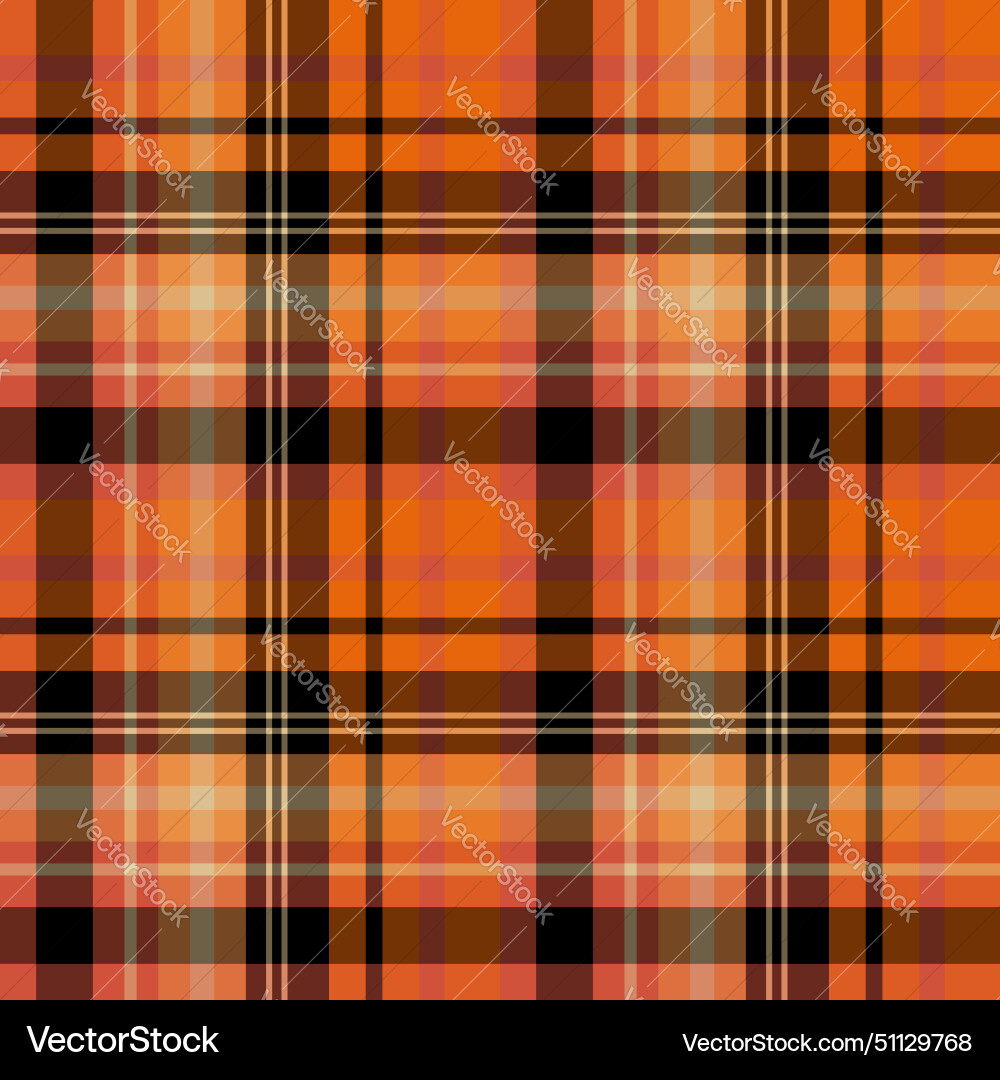 Seamless pattern in fantastic orange and black Vector Image