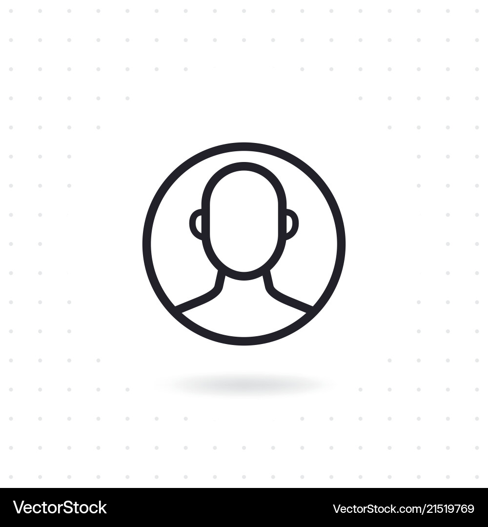 User Avatar Icon Royalty Free Vector Image - VectorStock