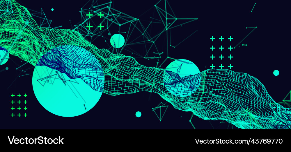 Abstract dark geometric background Royalty Free Vector Image