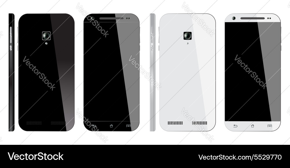 Smartphones Royalty Free Vector Image - VectorStock