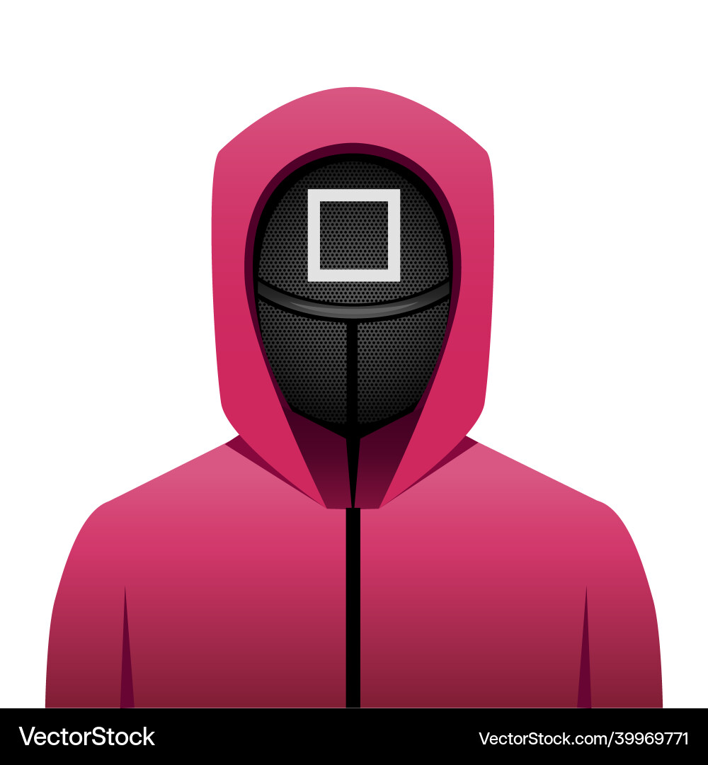 Korean tv show squid game seamless pattern Vector Image