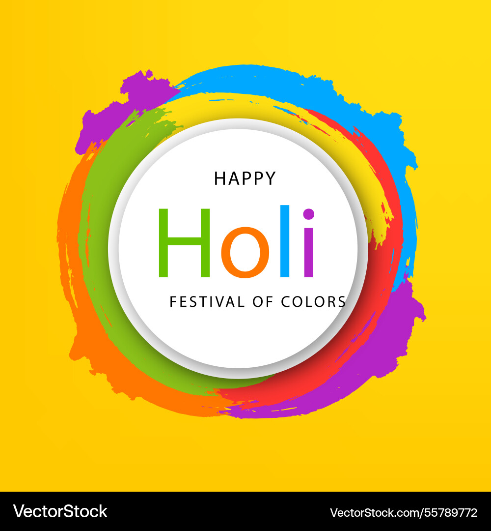 Holi festival background Royalty Free Vector Image
