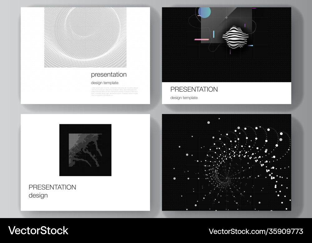 Layout presentation slides design Royalty Free Vector Image