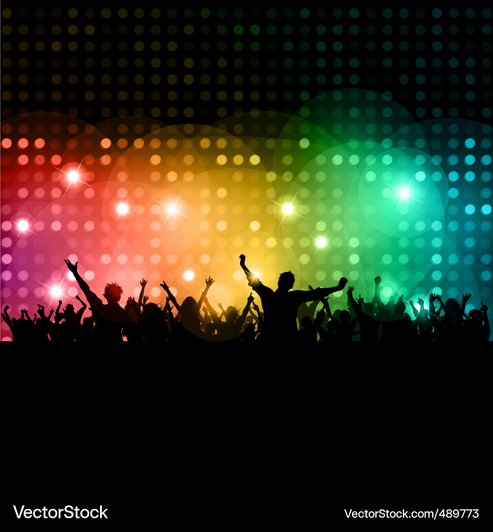Party crowd Royalty Free Vector Image - VectorStock