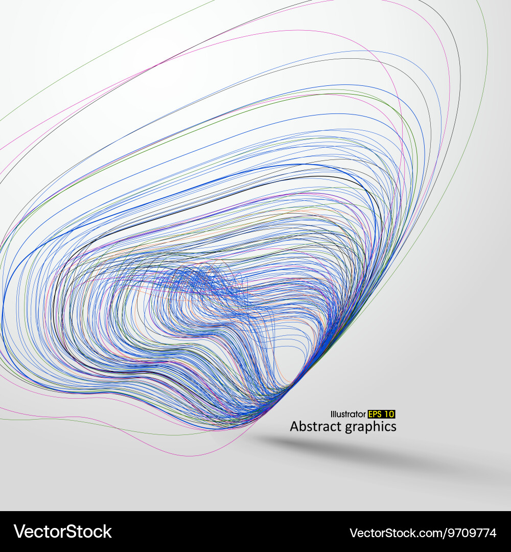 Abstract lines Royalty Free Vector Image - VectorStock