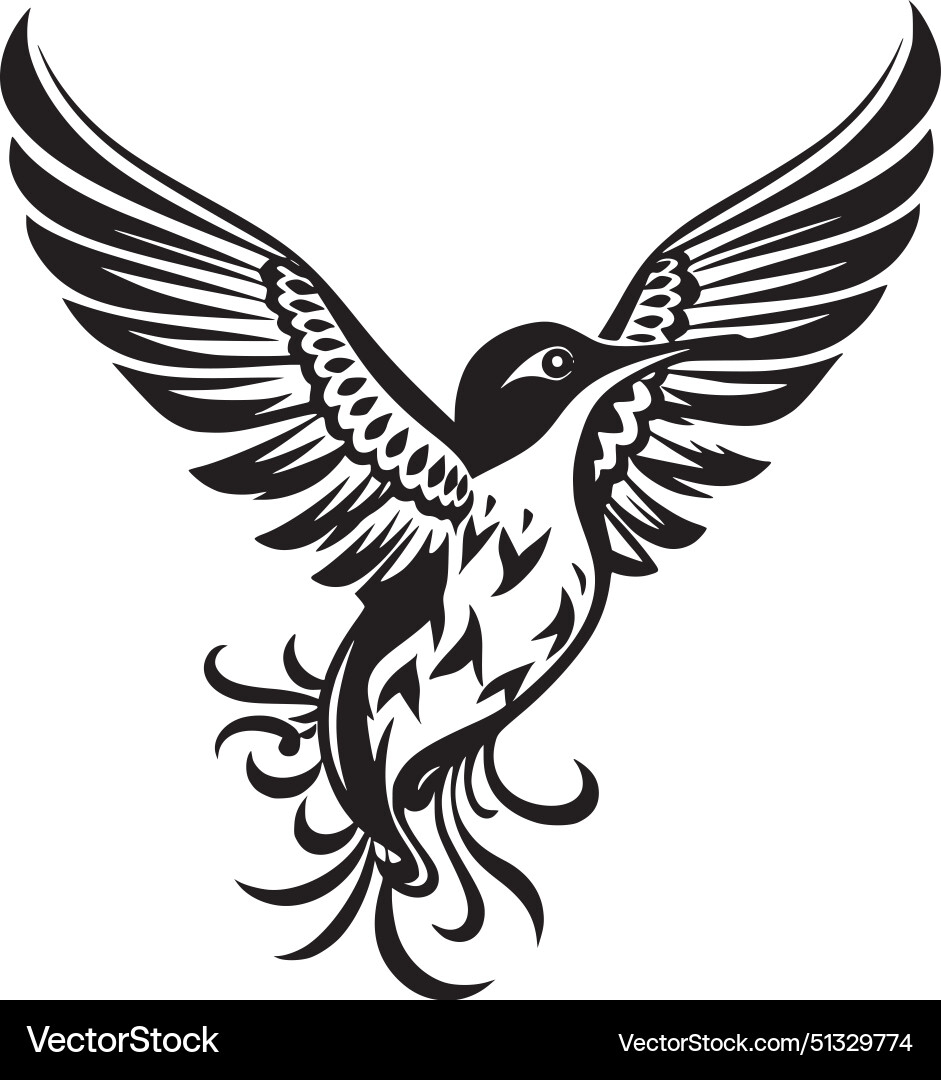 Hummingbird - high quality logo ideal Royalty Free Vector