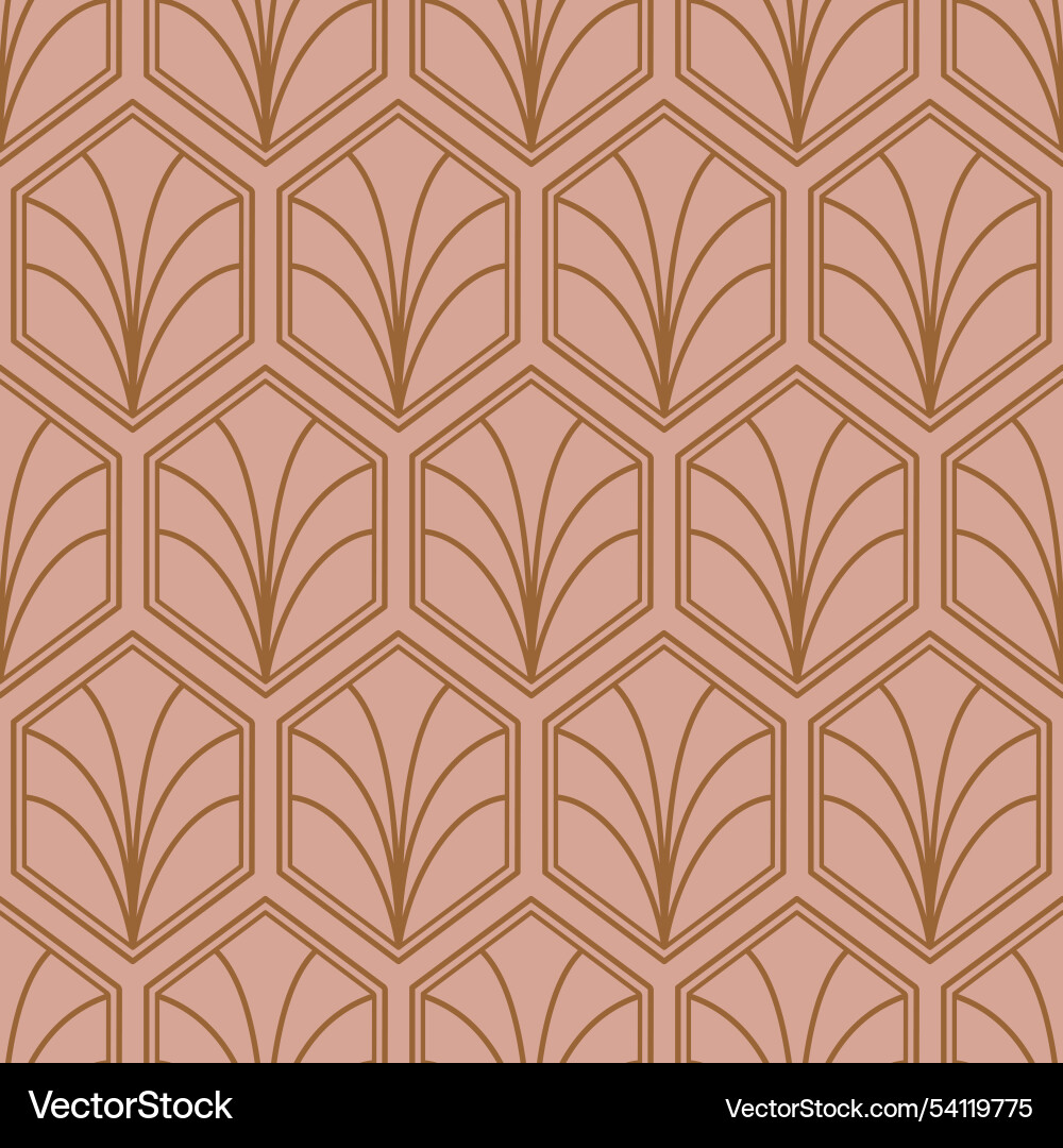 Art Deco Geometric Pattern Royalty Free Vector Image