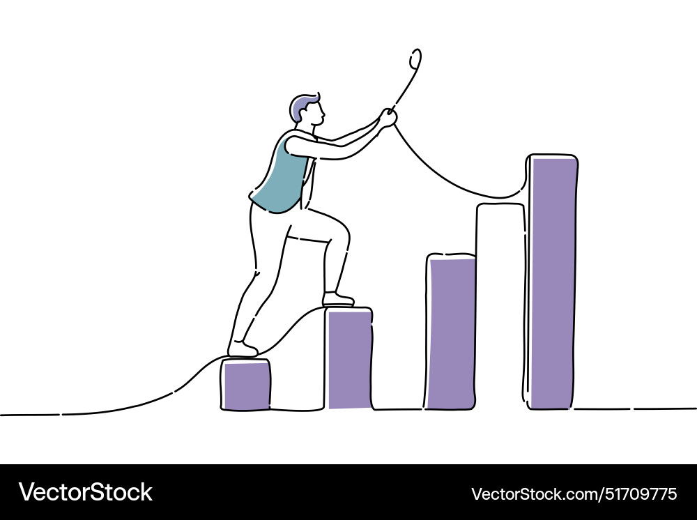 Effort or hard work to success burden Royalty Free Vector