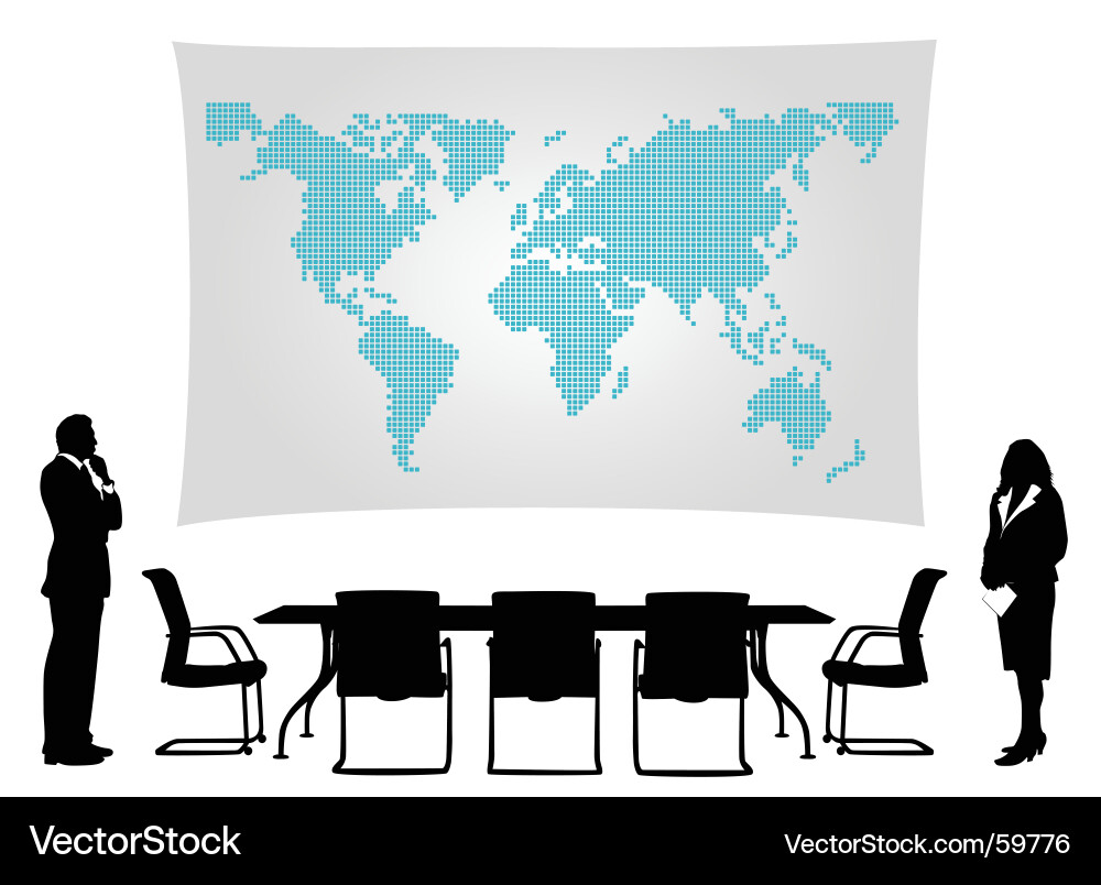 Business meeting Royalty Free Vector Image - VectorStock