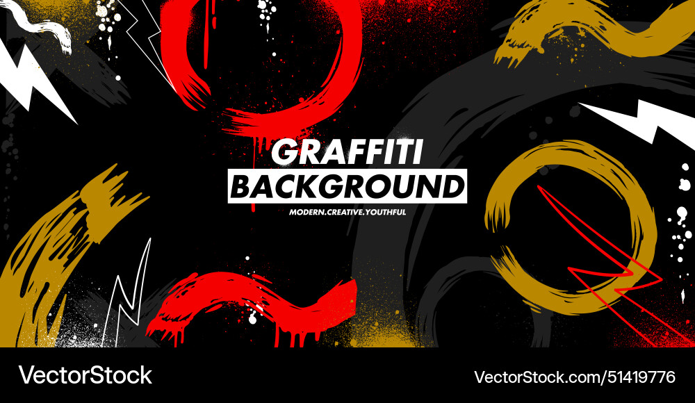 Graffiti background Royalty Free Vector Image - VectorStock