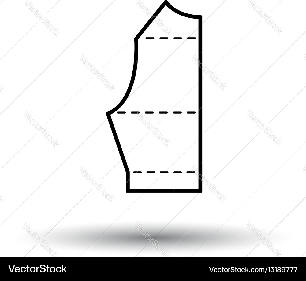 Sewing pattern icon Royalty Free Vector Image - VectorStock