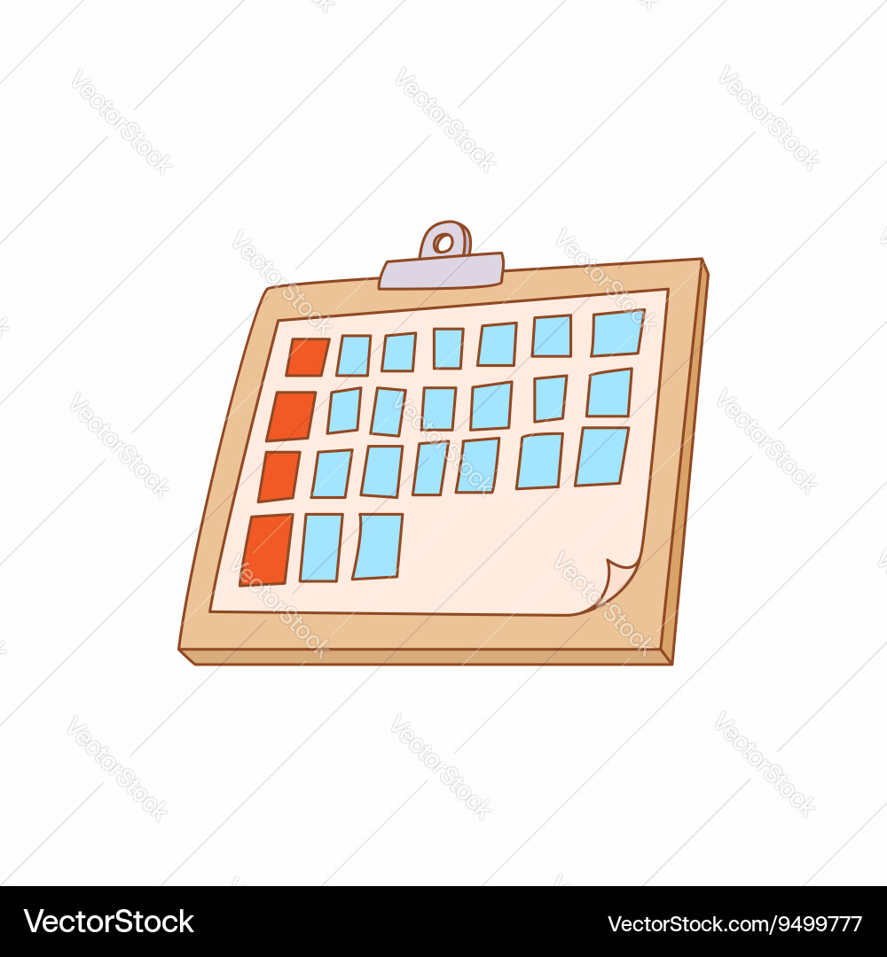 Tablet folder icon cartoon style Royalty Free Vector Image