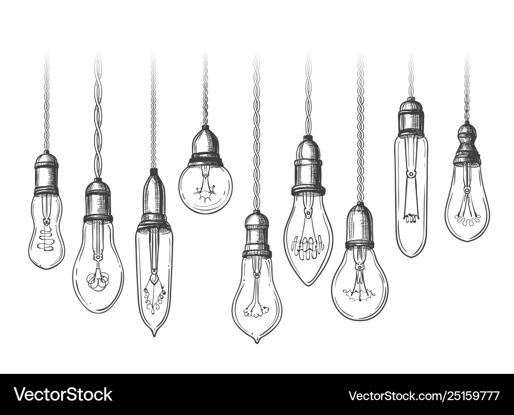 Ceiling Light Sketch Vector Images (over 240)