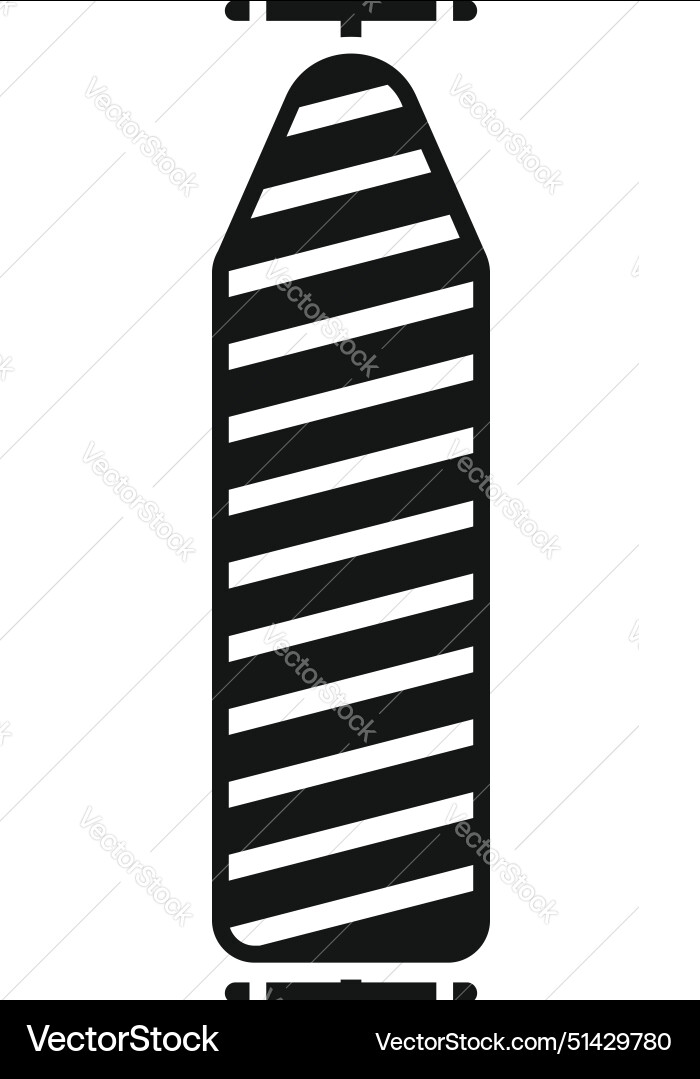 Black and white striped barber pole icon Vector Image