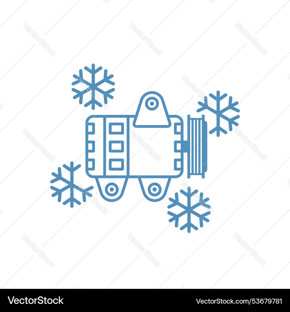 Ac compressor car graphic Royalty Free Vector Image