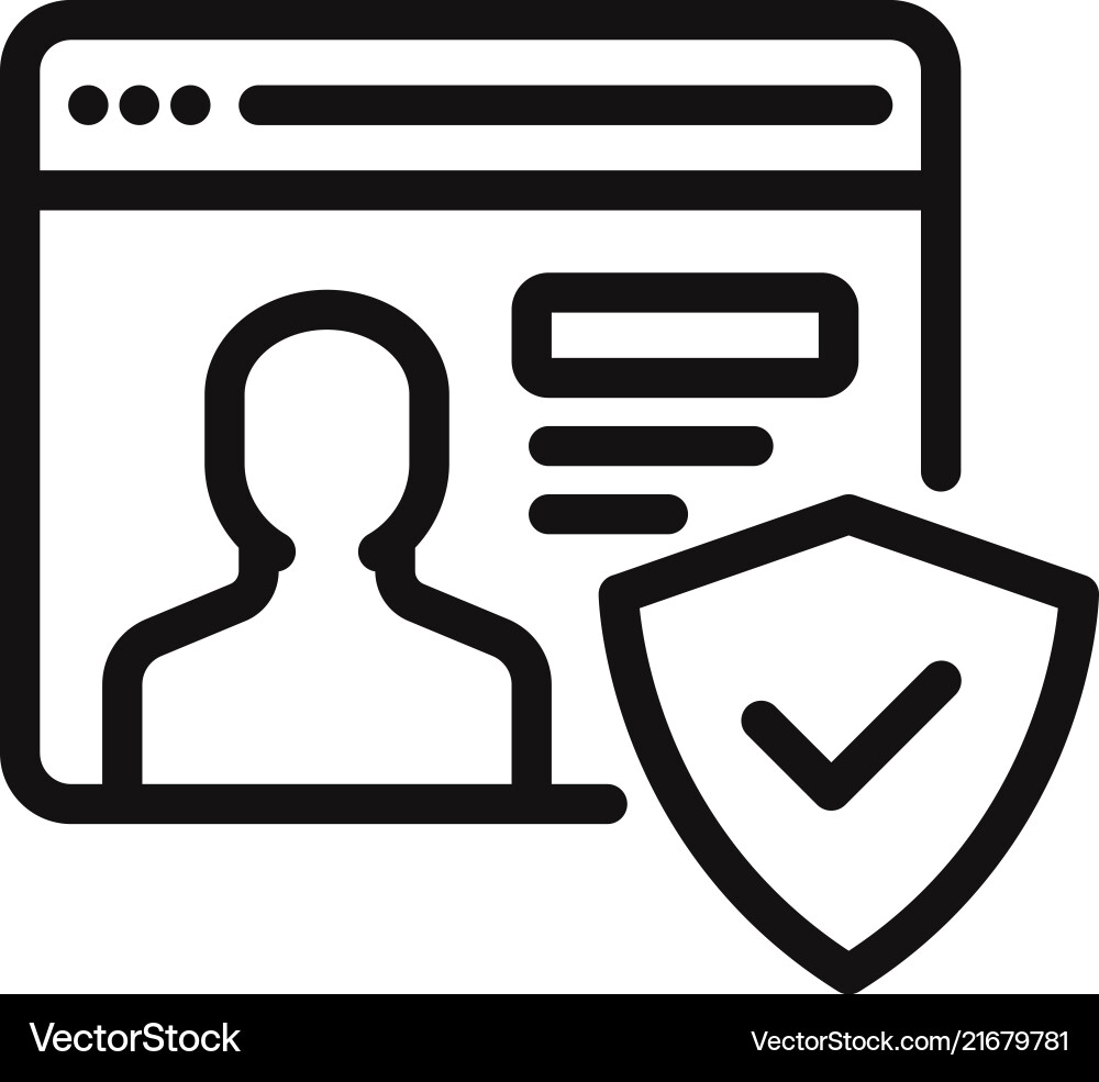 Account icon Royalty Free Vector Image - VectorStock