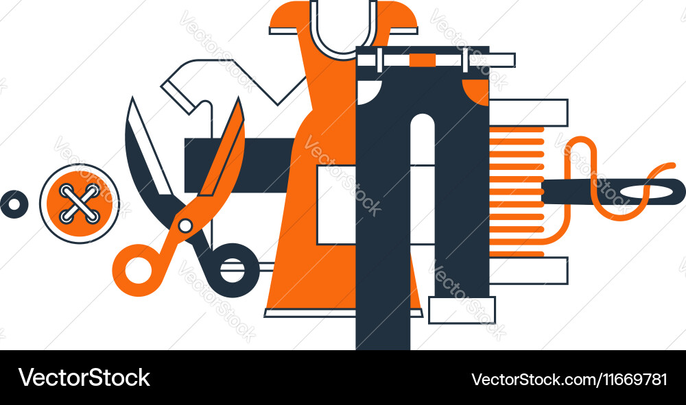 Fashion design services Royalty Free Vector Image