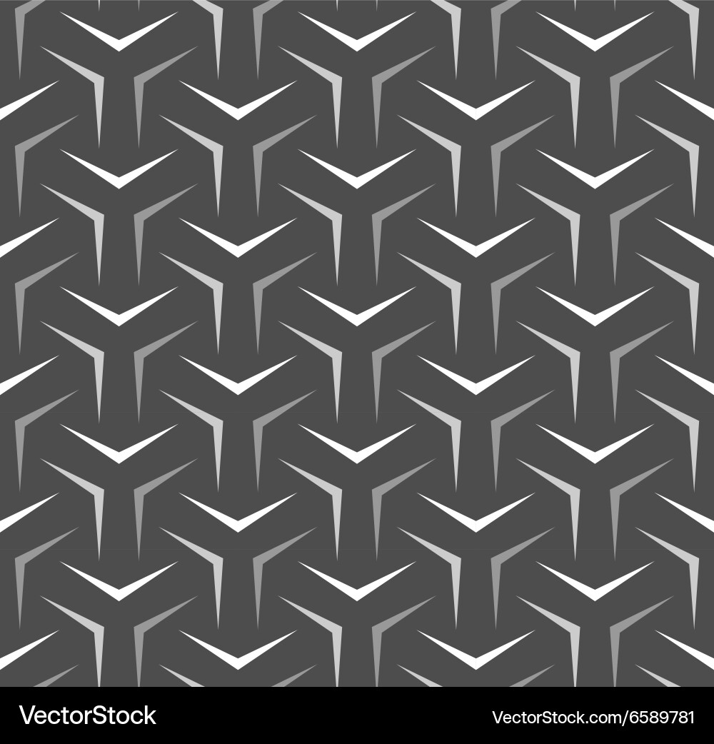 Seamless geometric pattern grayscale background Vector Image