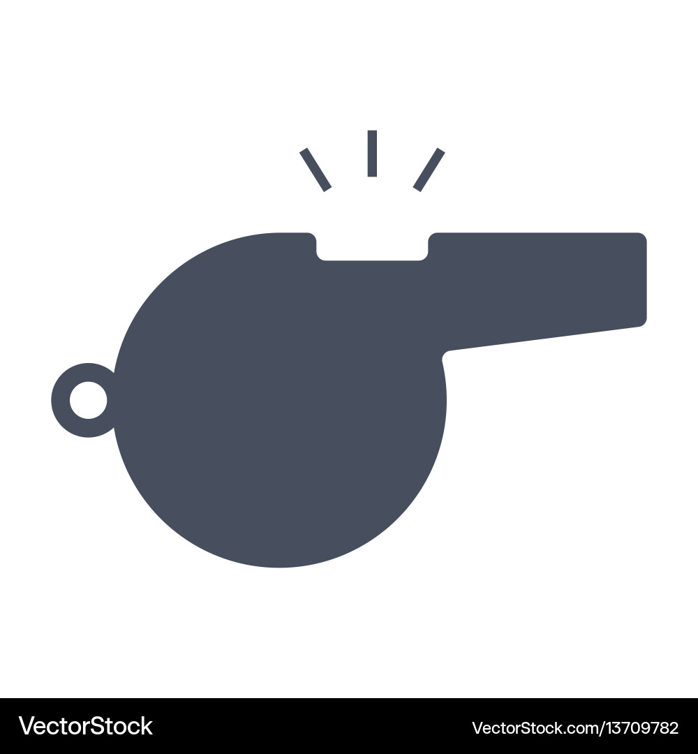 Whistle icon Royalty Free Vector Image - VectorStock