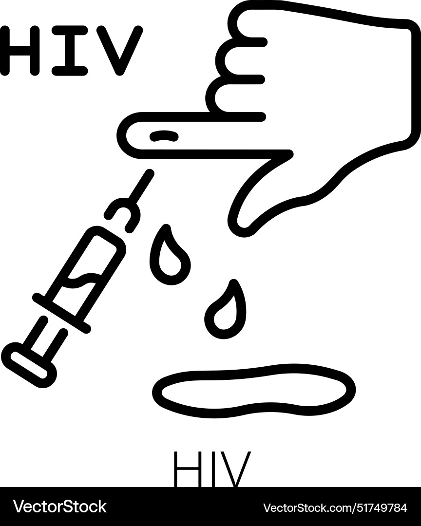 Hiv Royalty Free Vector Image - VectorStock