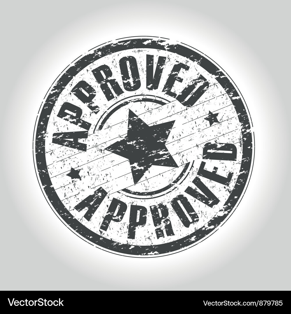 Approved Royalty Free Vector Image - VectorStock